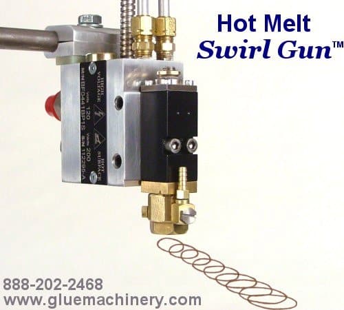 Hot Melt Swirl Gun | Automatic High Flow Guns