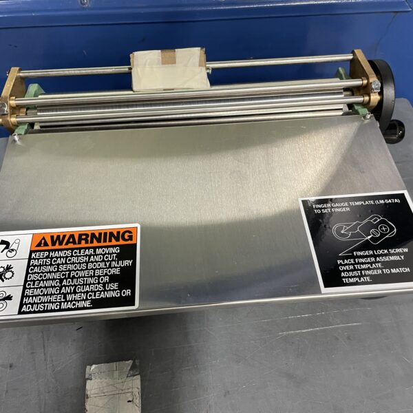 Label Gluer – Hand Driven : Glue Machinery Corp