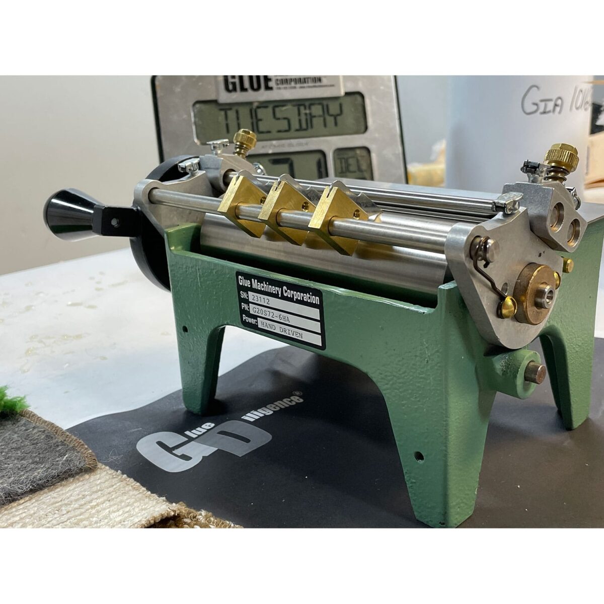 Label Gluer – Hand Driven : Glue Machinery Corp