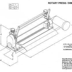 Rotary Compression Machine : Glue Machinery Corp