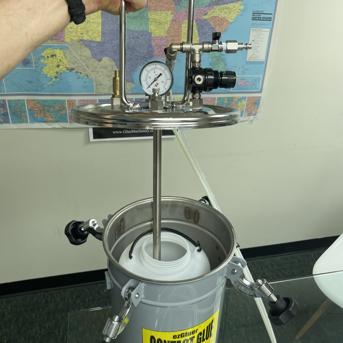 ezGluer™ Contact Glue Spray System | Glue Systems : Glue Machinery Corp