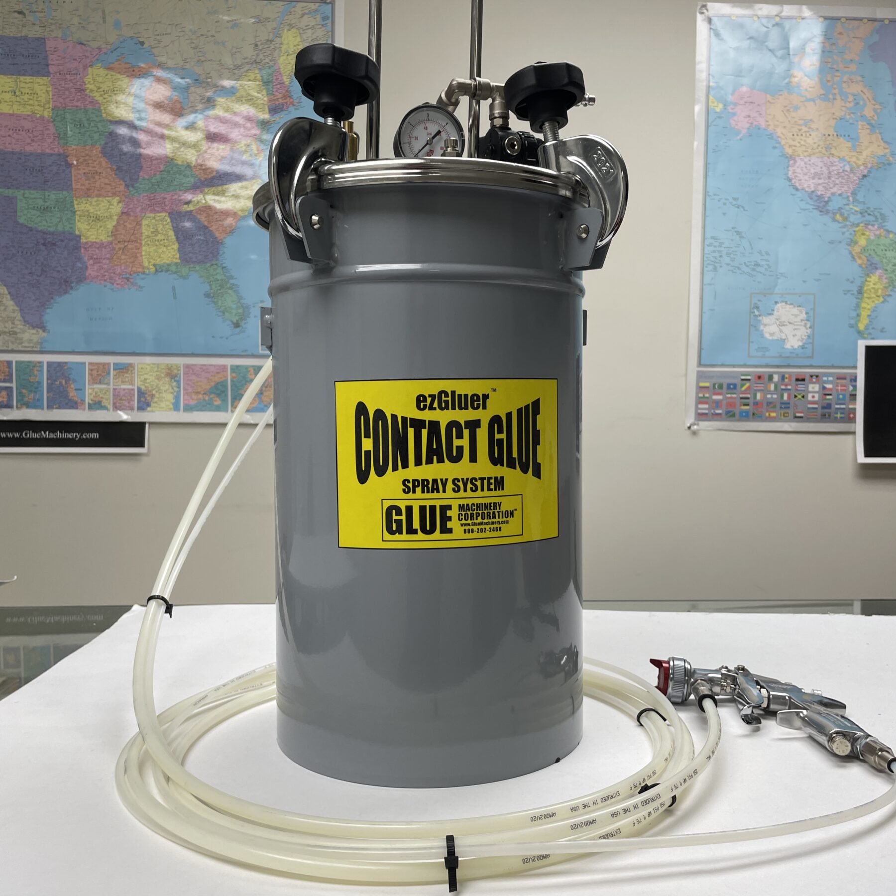 ezGluer™ Contact Glue Spray System : Glue Machinery Corp